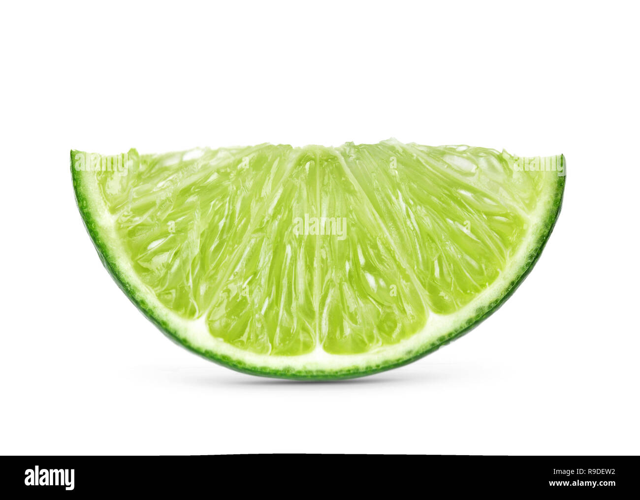 Lime isolated on white background Stock Photo - Alamy