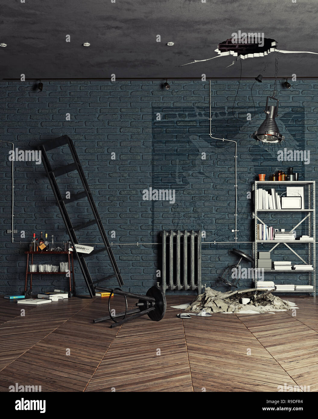 Ceiling rack hi-res stock photography and images - Alamy