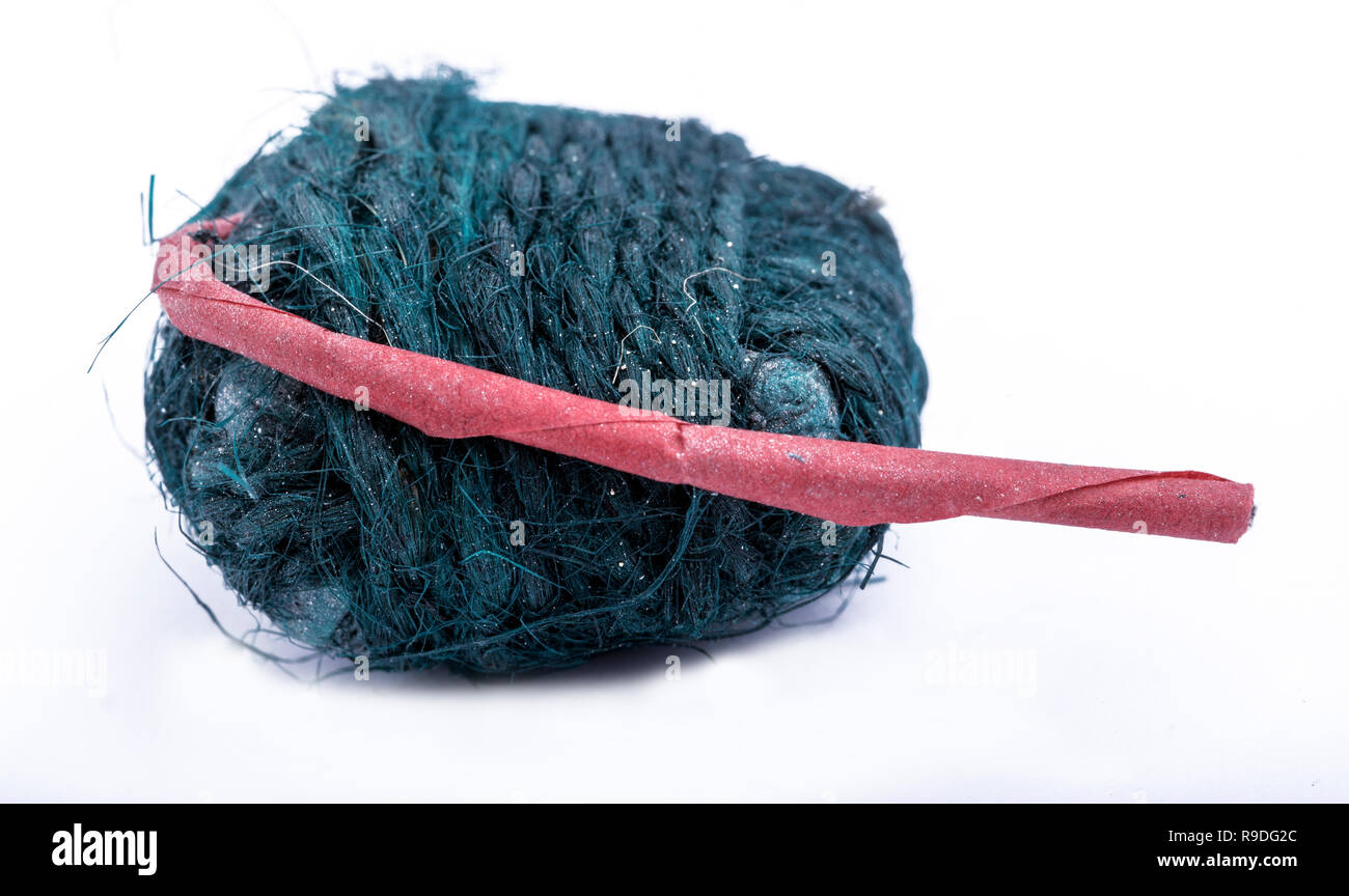 Mumbai / India 13 April 2017 Rassi bomb fire cracker very loud sound ...