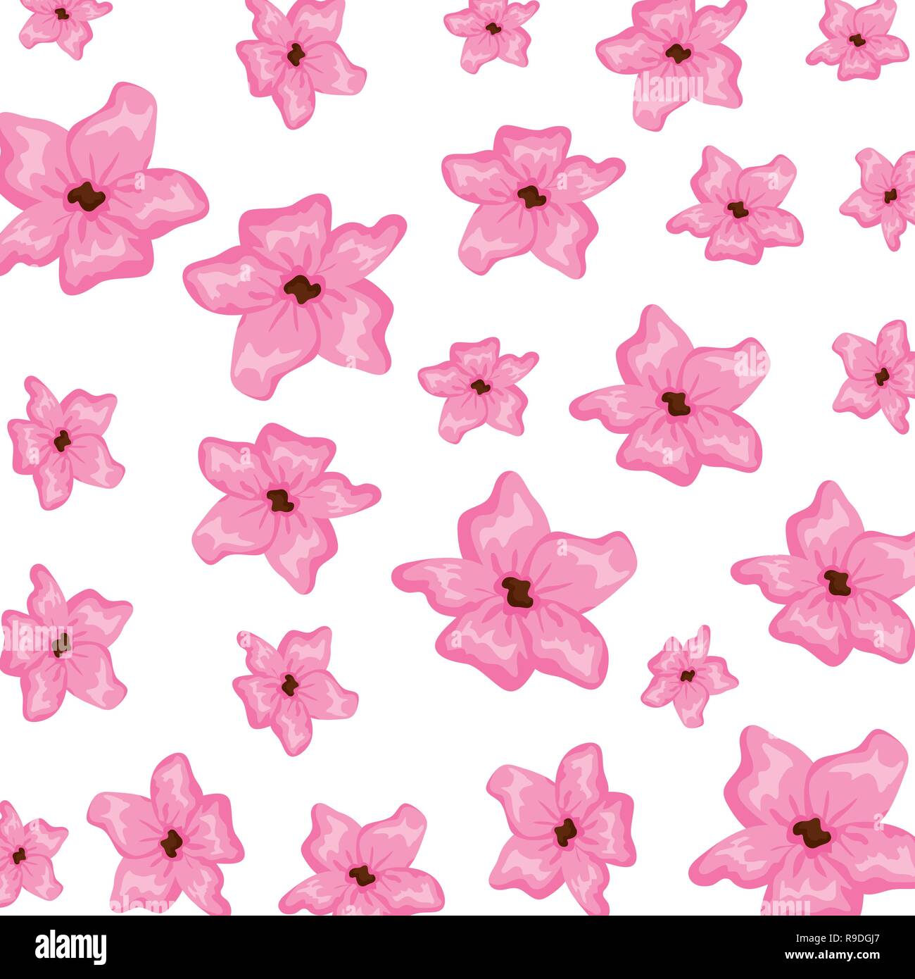 beautiful flowers pattern background Stock Vector Image & Art - Alamy