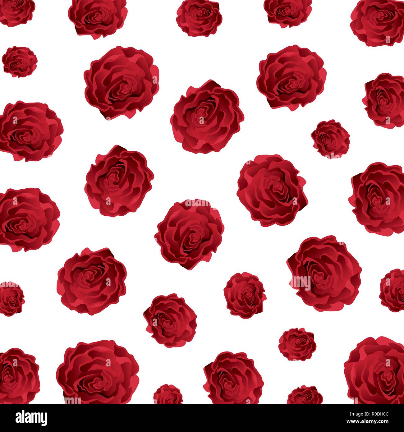 beauty roses pattern background Stock Vector Image & Art - Alamy