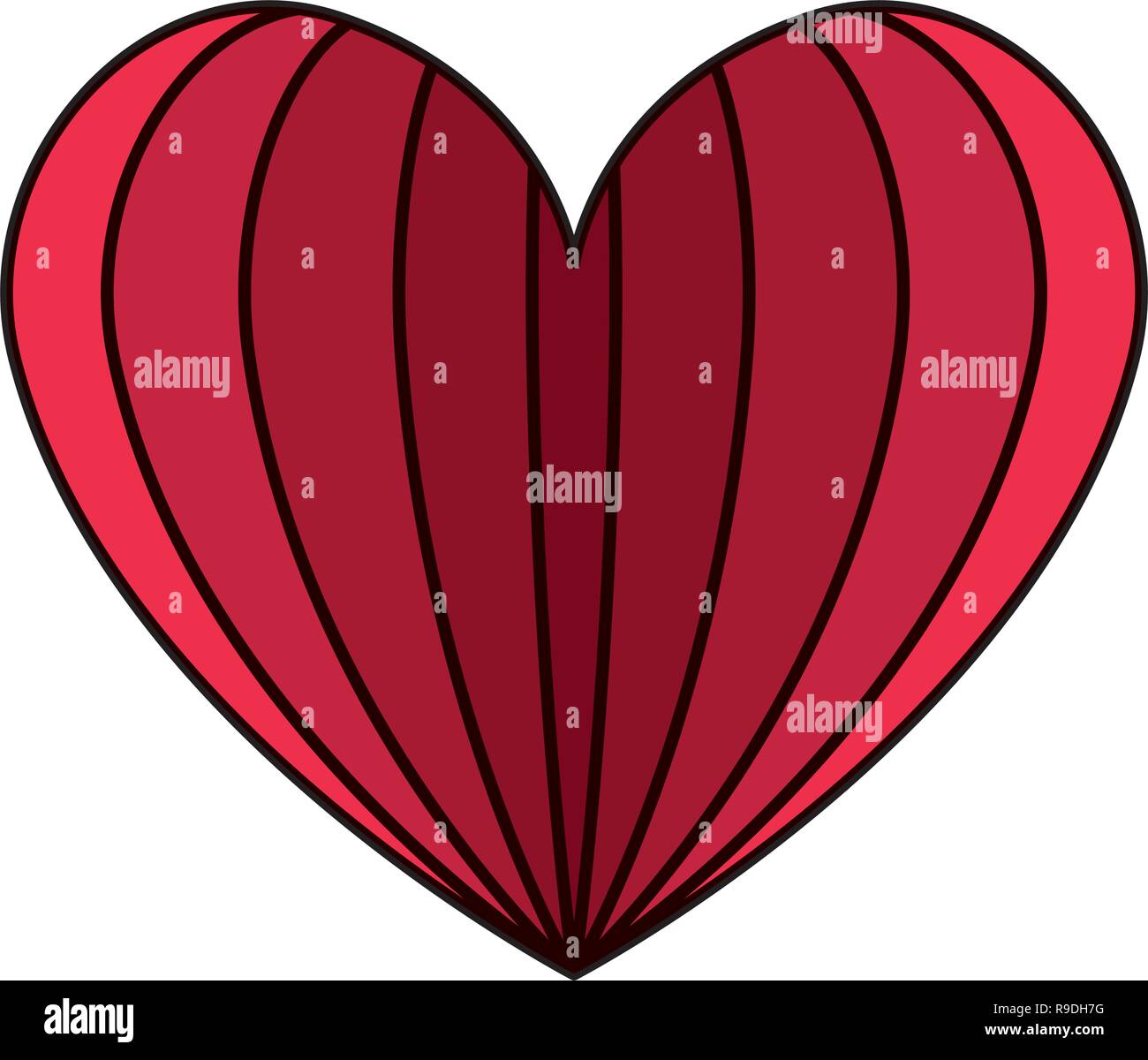 heart love with lines Stock Vector Image & Art - Alamy