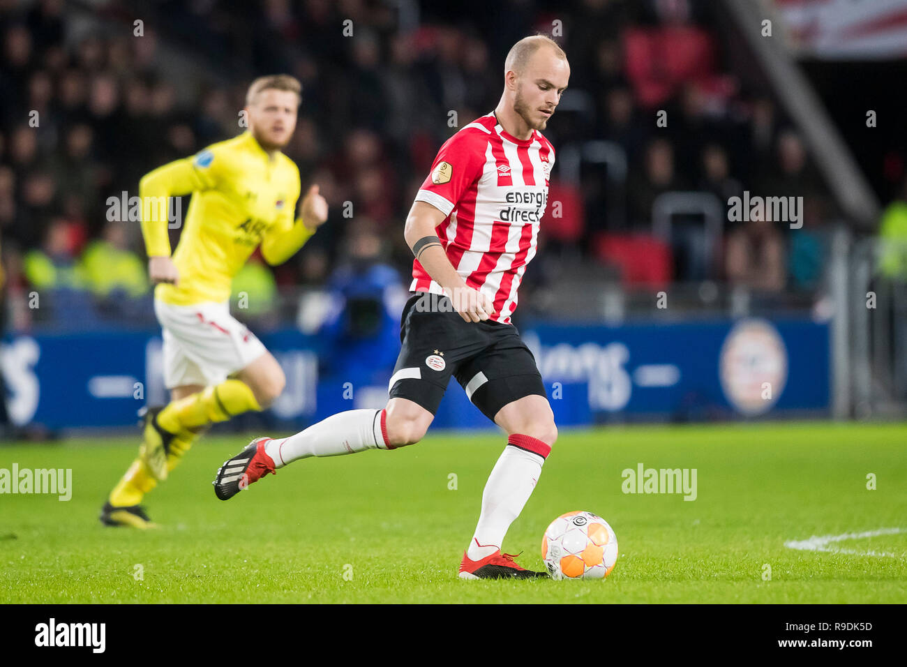 Eindhoven, Netherlands. 22nd Dec 2018. football, Dutch Eredivisie ...