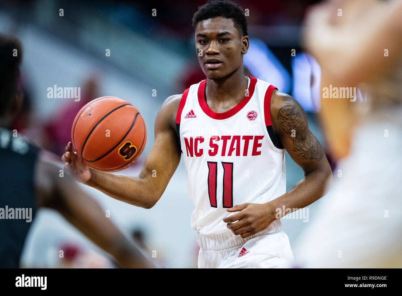 North Carolina State Wolfpack guard Markell Johnson (11) during the ...