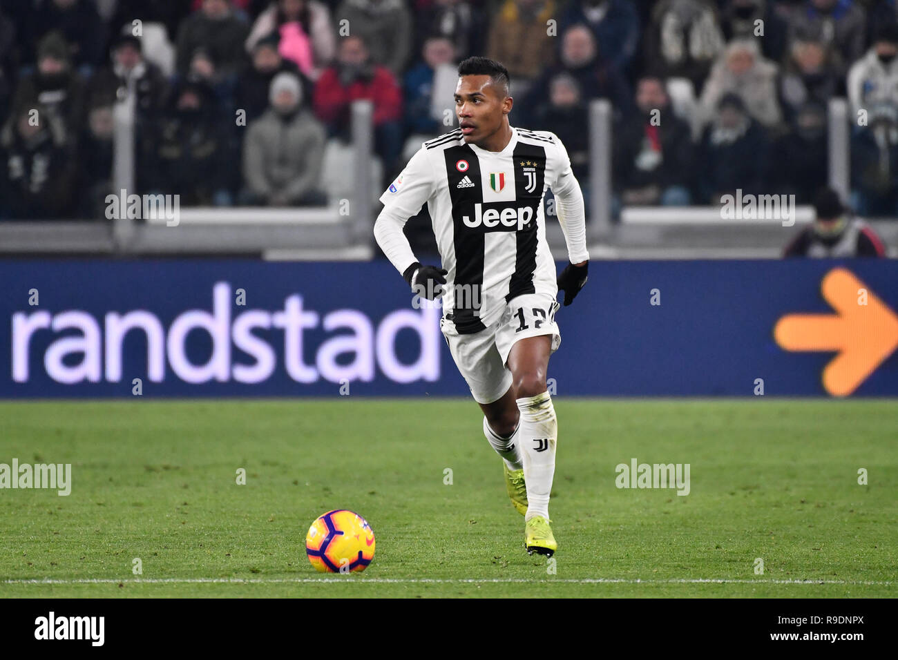 Turin, Italy. 22nd Dec, 2018. Alex Sandro (Juventus FC) during the ...