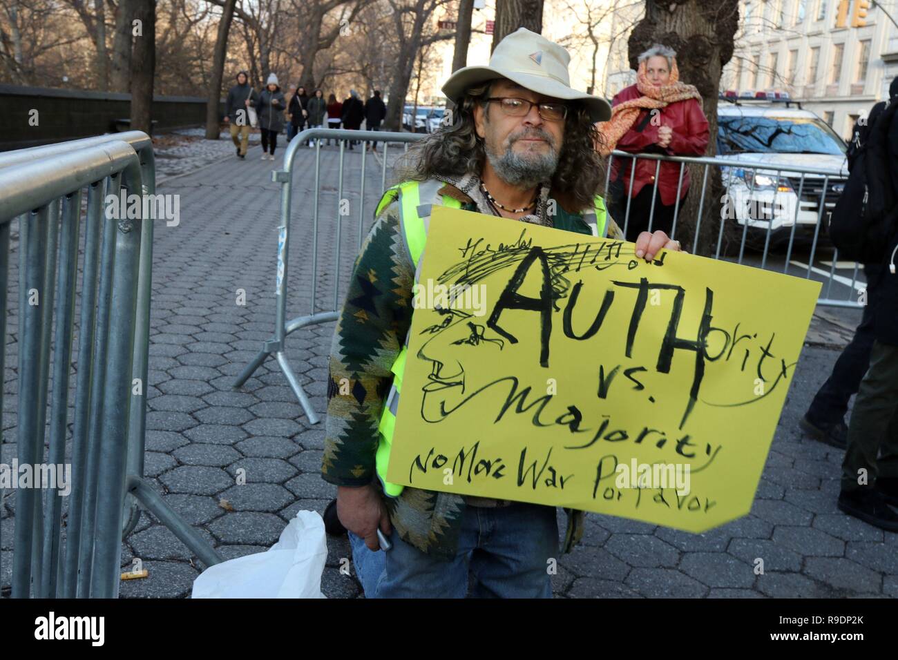 New York, NY, USA. 22th. Dec, 2018. The first appearance of the French ...