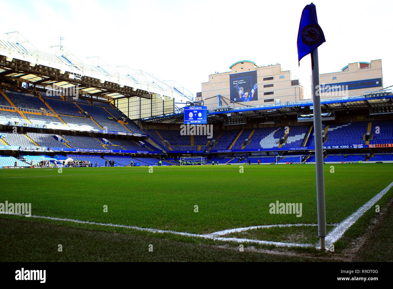 Stamford bridge stadium general view hi-res stock photography and ...