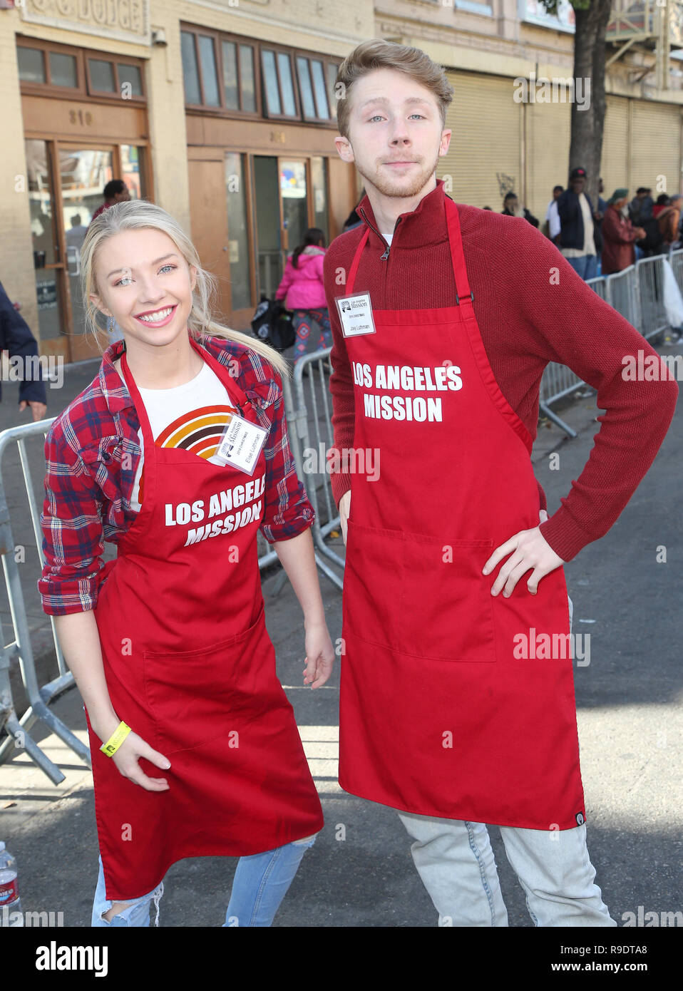Los Angeles, California, USA. 21st Dec, 2018. Elise Luthman, Joey ...