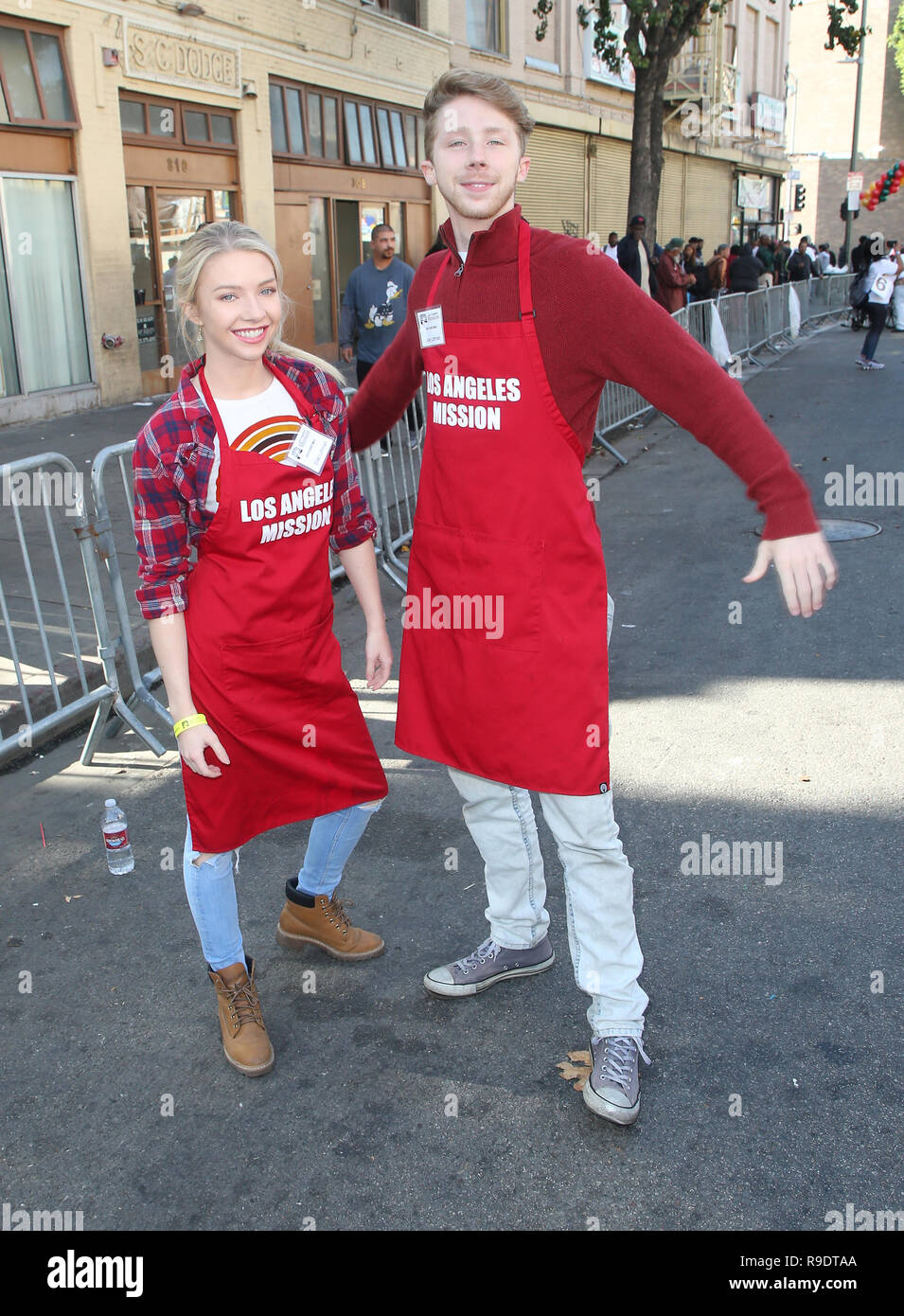 Los Angeles, California, USA. 21st Dec, 2018. Elise Luthman, Joey ...