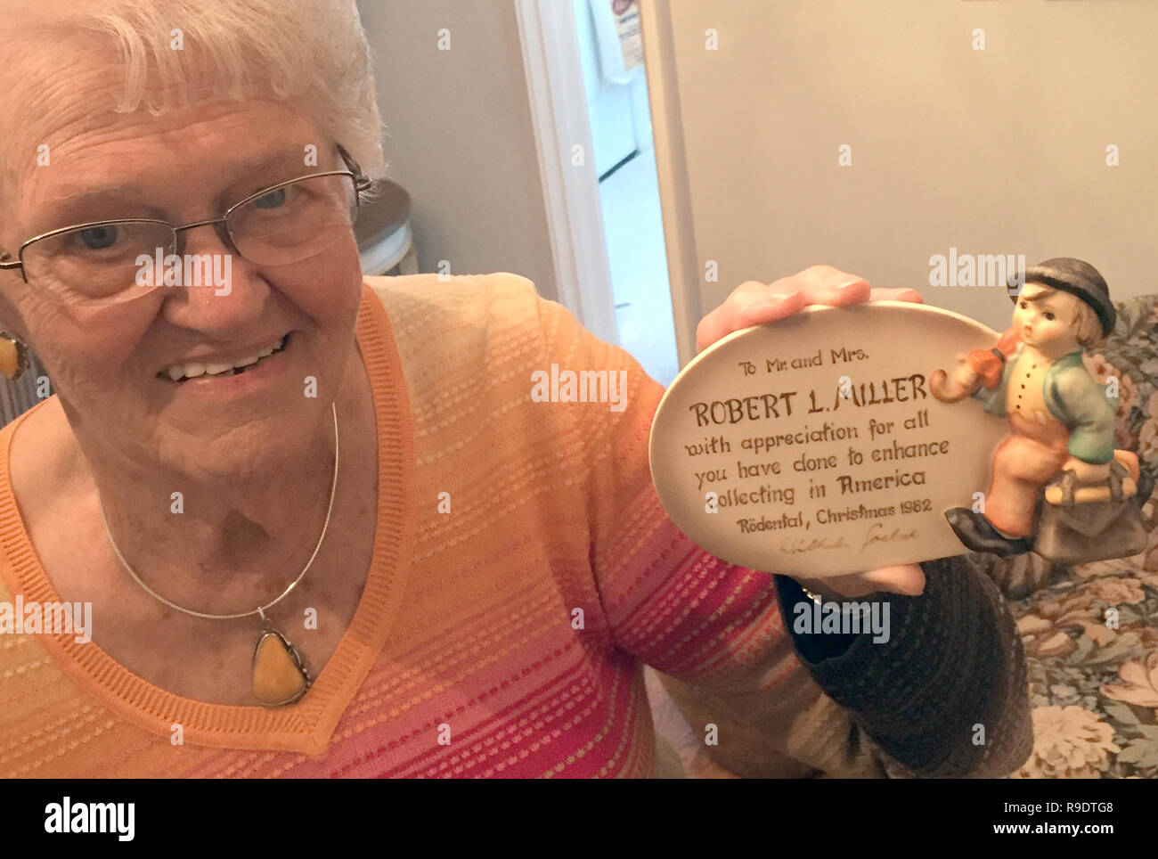 Eaton, USA. 21st Oct, 2018. Ruth Miller (93), the wife of Hummel ...