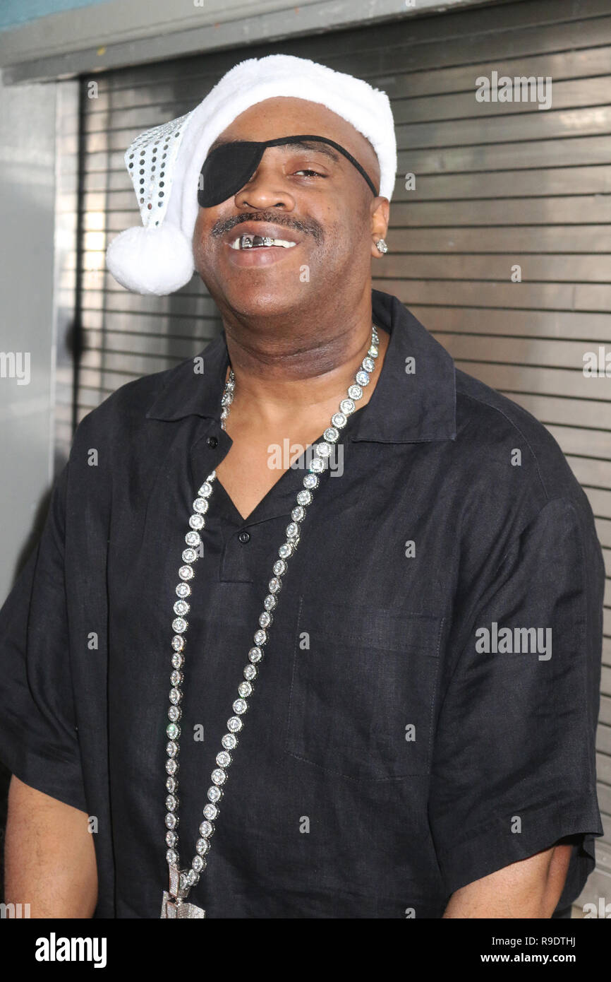 Bronx, New York, USA. 22nd Dec, 2018. Slick Rick attends his fresh ...