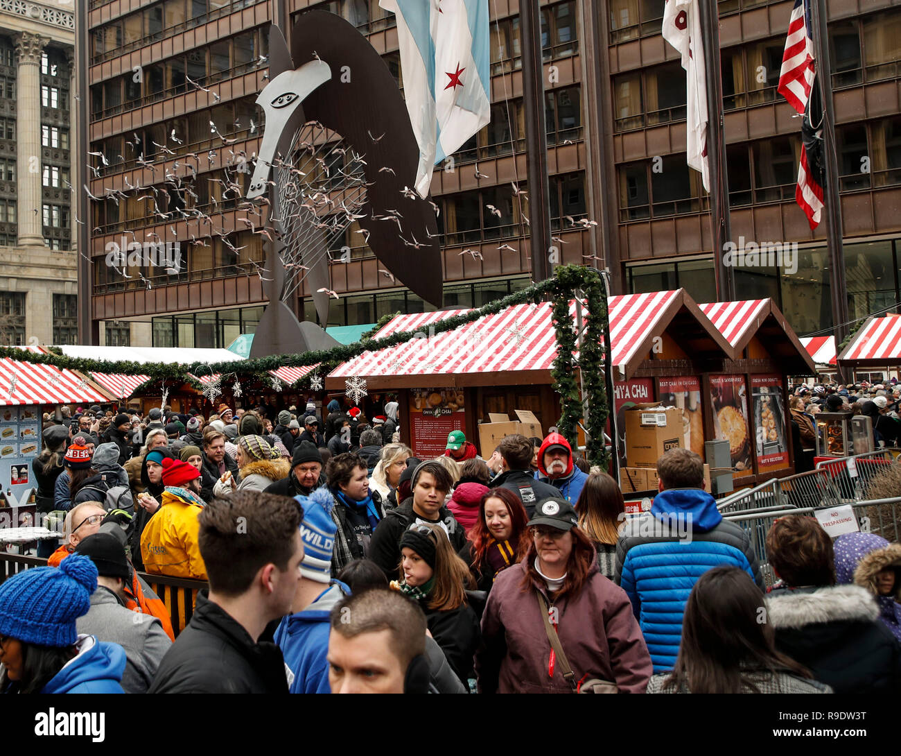 Chicago christmas market hi-res stock photography and images - Alamy