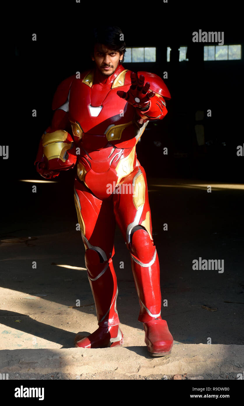 Mumbai, India. 22nd Dec, 2018. A cosplayer seen posing for a photo ...