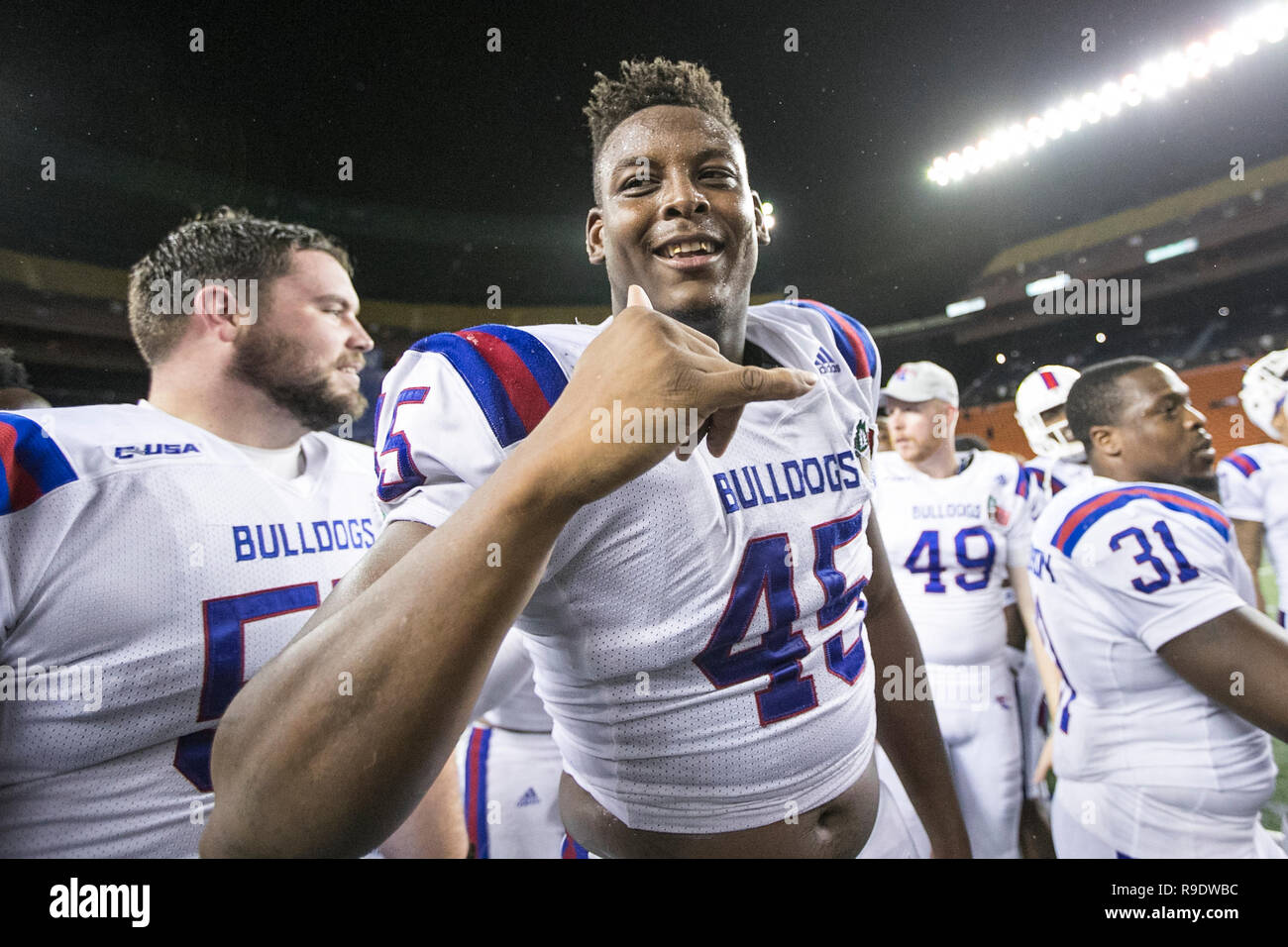 Honolulu, Hawaii, USA. December 22, 2018 - Louisiana Tech Bulldogs ...