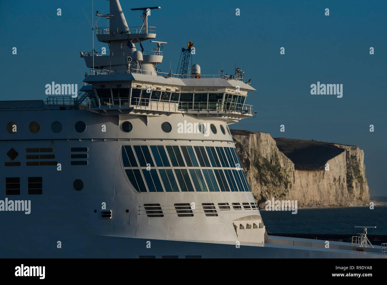 Ferries drive in and out of teh busy port - The Christmas get away is ...