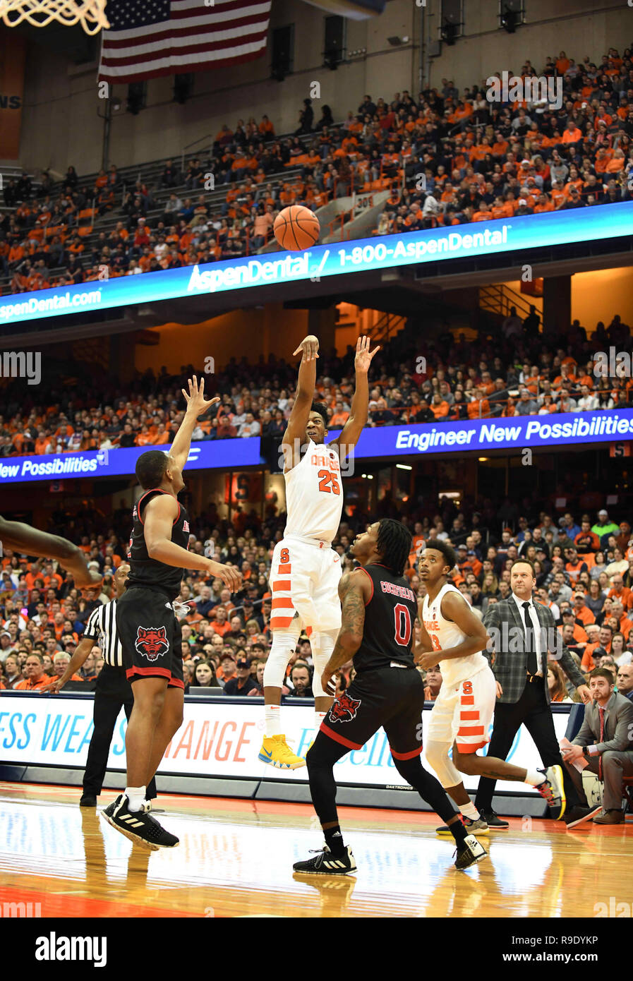 Syracuse, NY, USA. 22nd Dec, 2018. Syracuse junior guard Tyus Battle ...