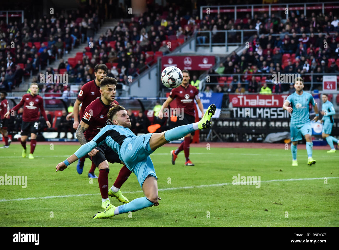 Nürnberg, Germany. 22 December 2018. Max Morlock Stadion - 22 Dec 2018 ...