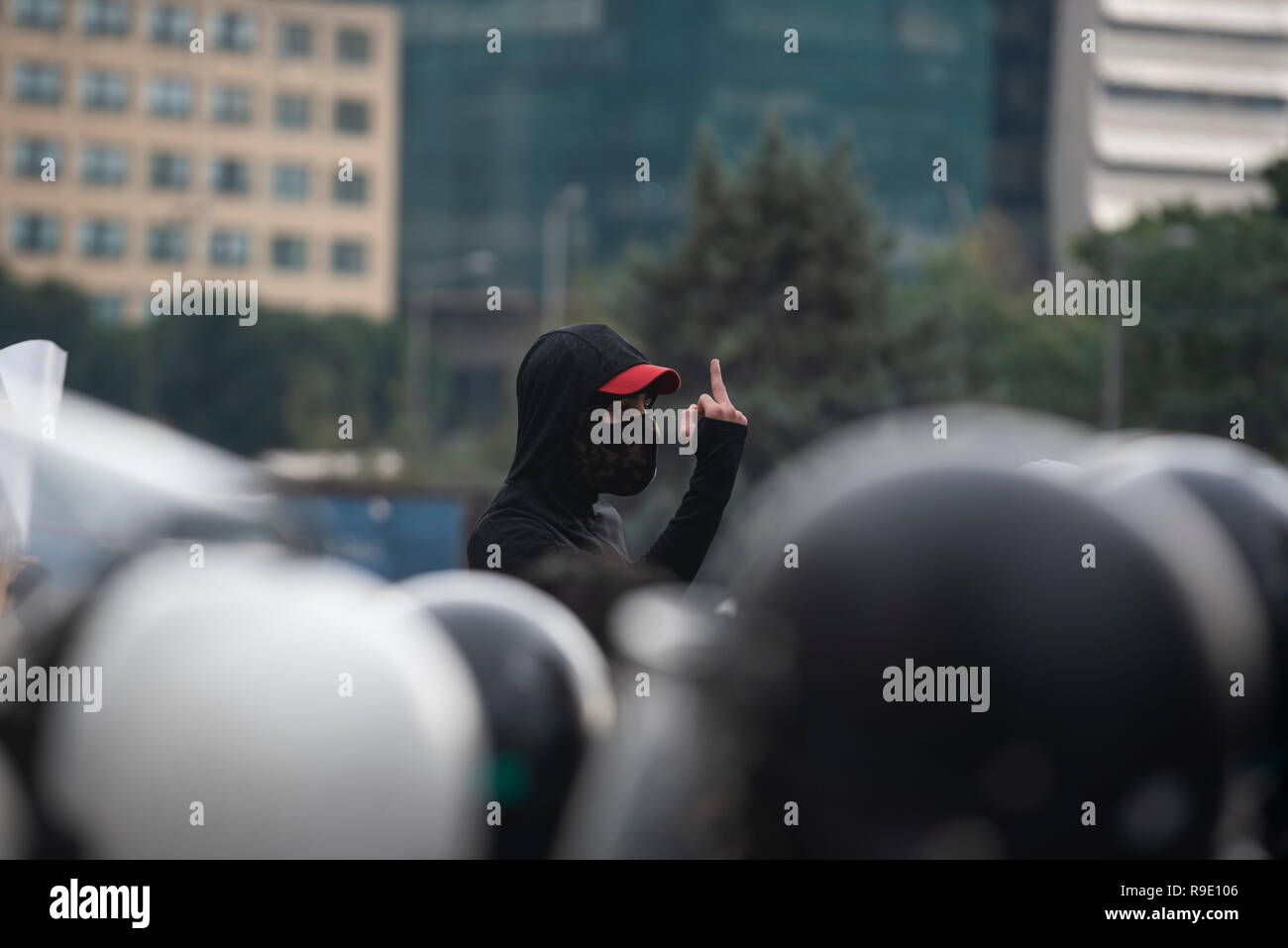 Middle finger demonstration hi-res stock photography and images - Alamy