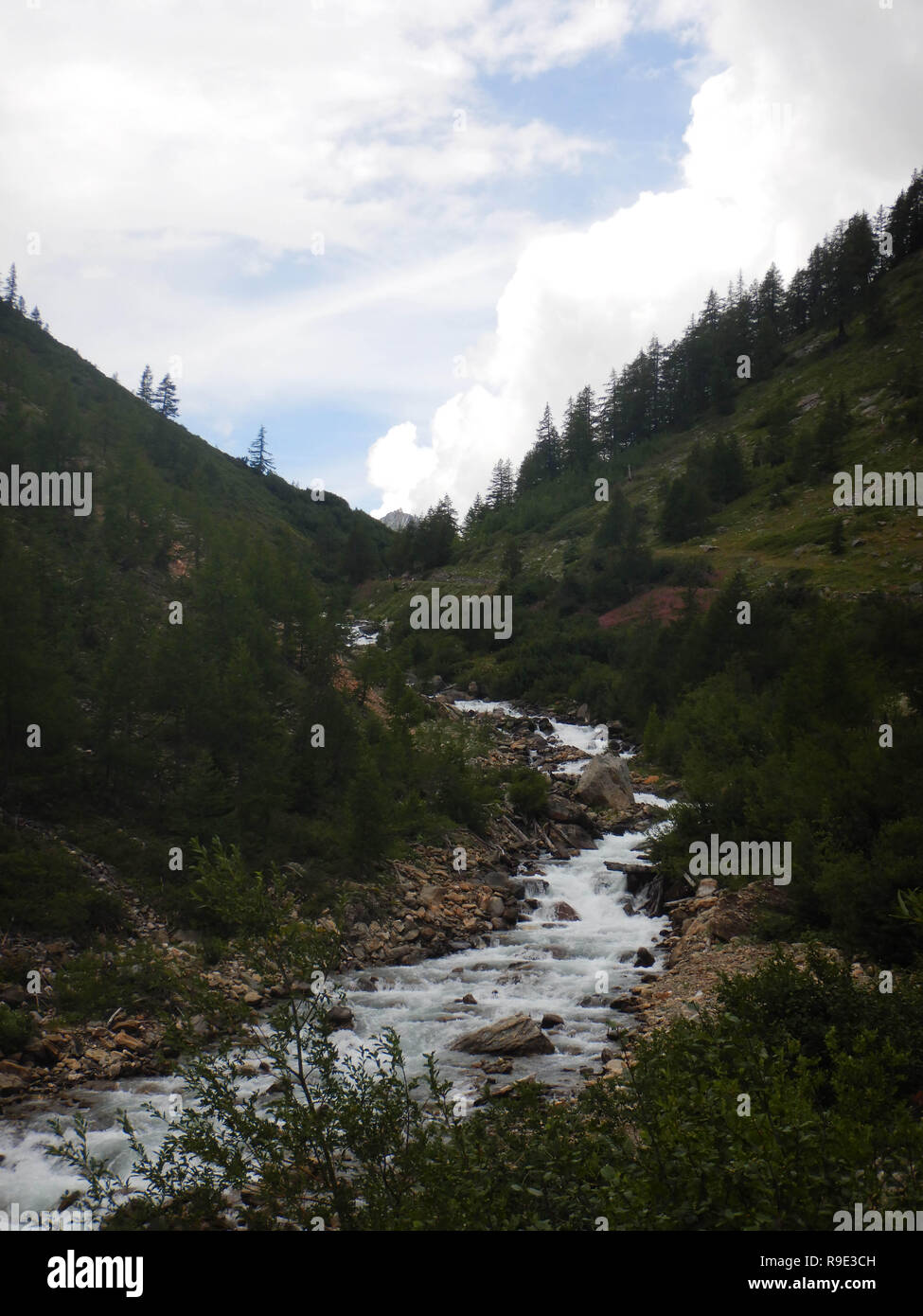 Veny Valley, Val d'Aosta - Italy. River Dora veny Stock Photo - Alamy