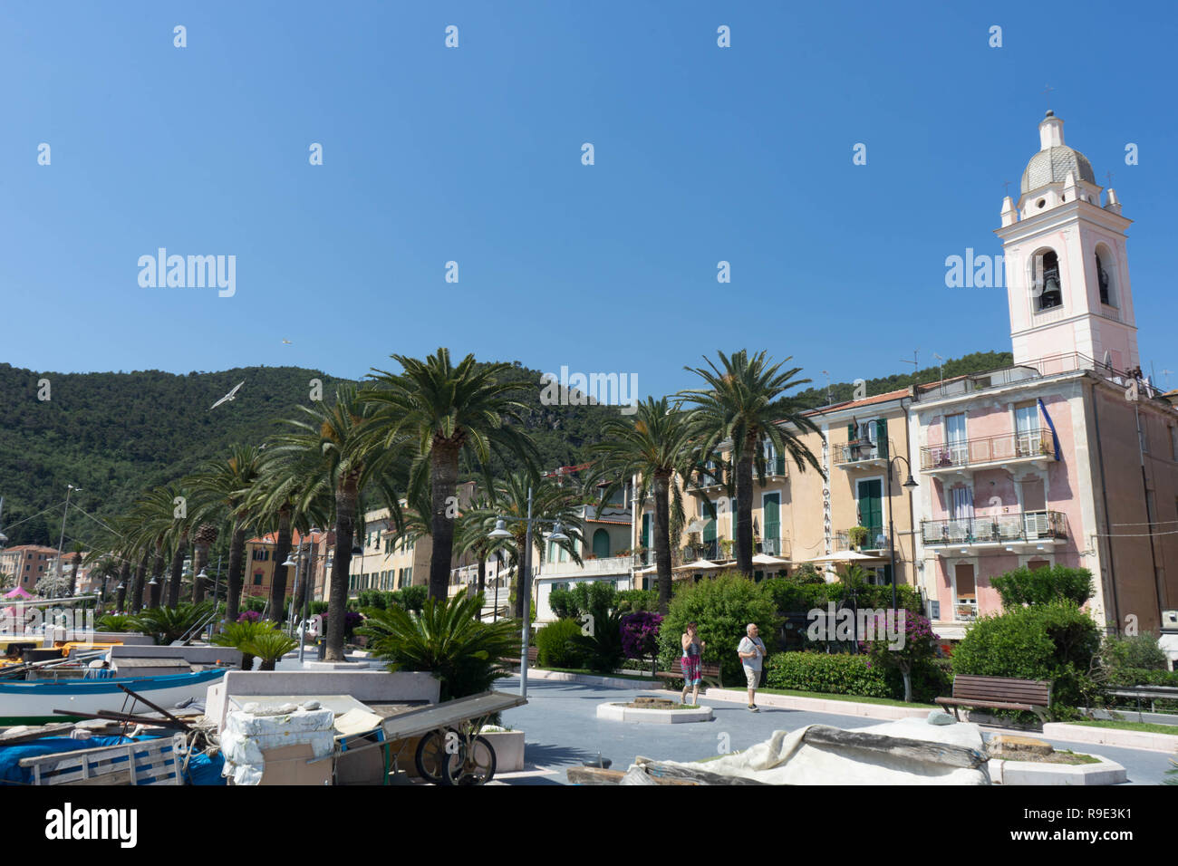 View of Noli, Liguria - Italy June 2018 Stock Photo - Alamy