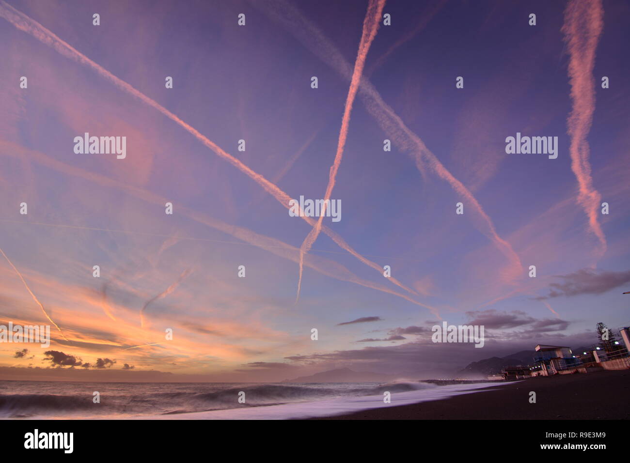 Beach lavagna liguria hi-res stock photography and images - Alamy