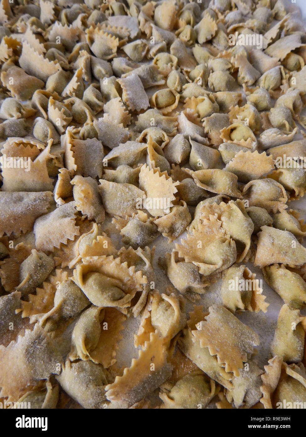 Agnolotti: pasta of the Langhe, Piedmont - Italy Stock Photo - Alamy