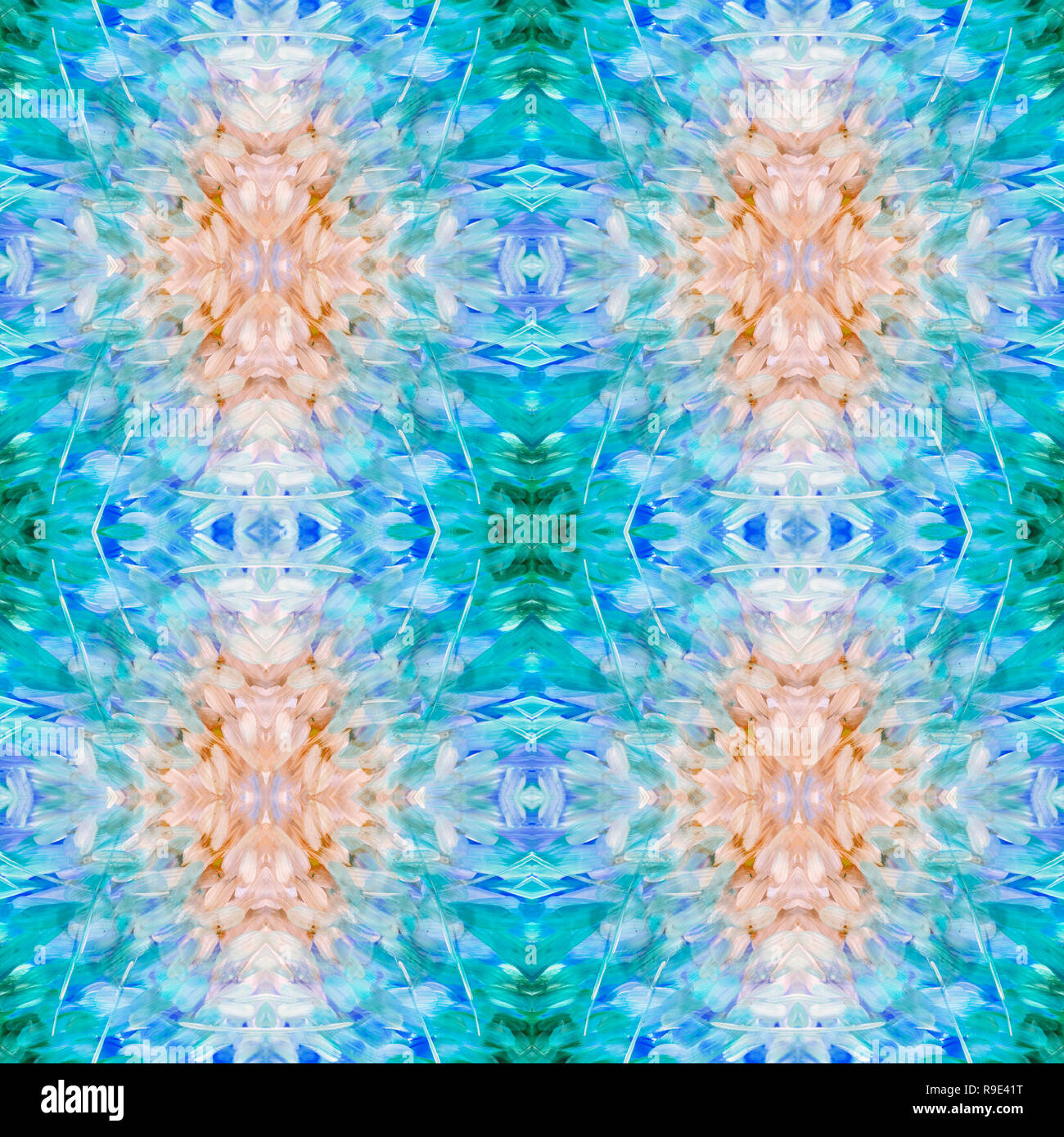 Abstract colorfull acrylic painting.Kaleidoscopic abstract seamless ...