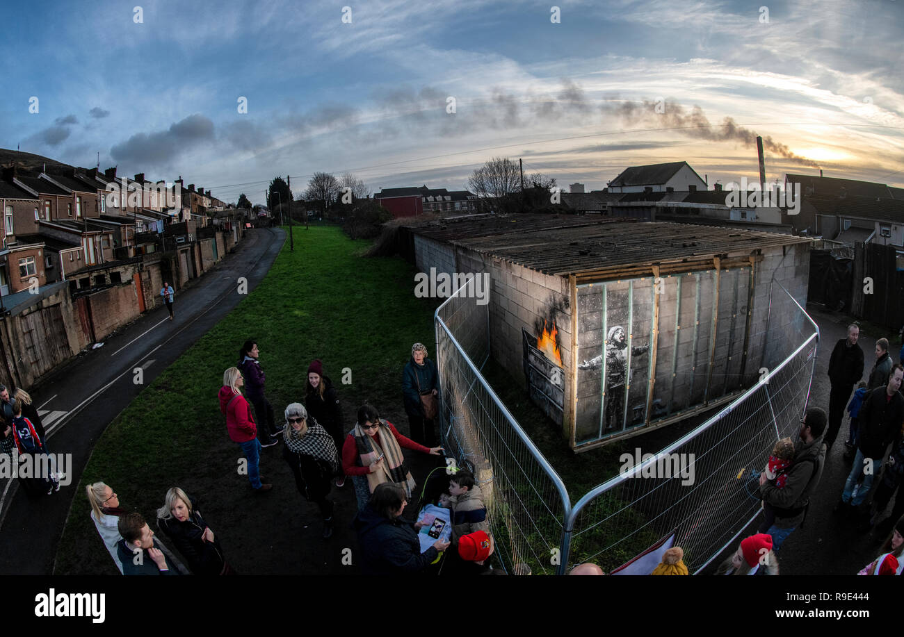 Port talbot banksy hi-res stock photography and images - Alamy