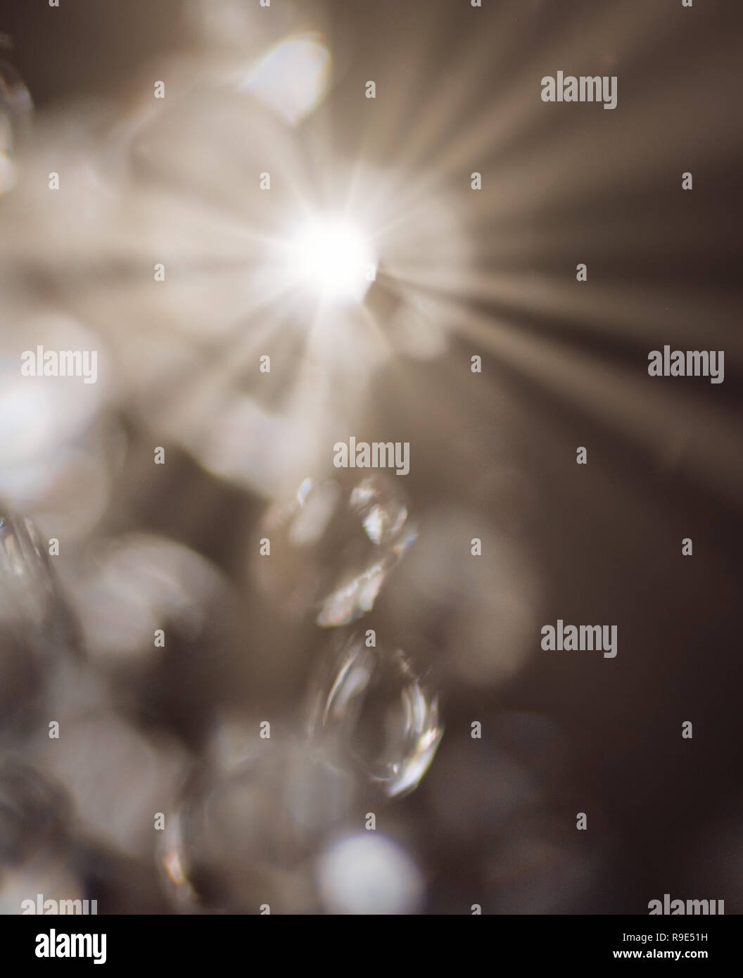 Bright Flare in the night shot with copyspace Stock Photo - Alamy