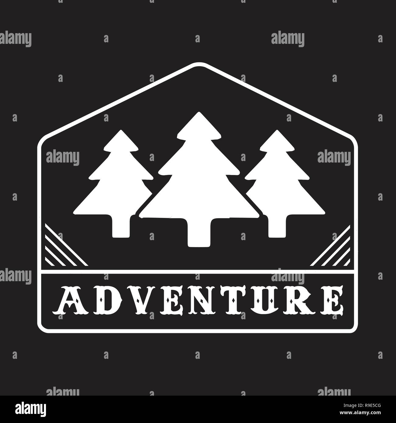 Adventure Logo and Badge, good for print. best for your branding Stock ...