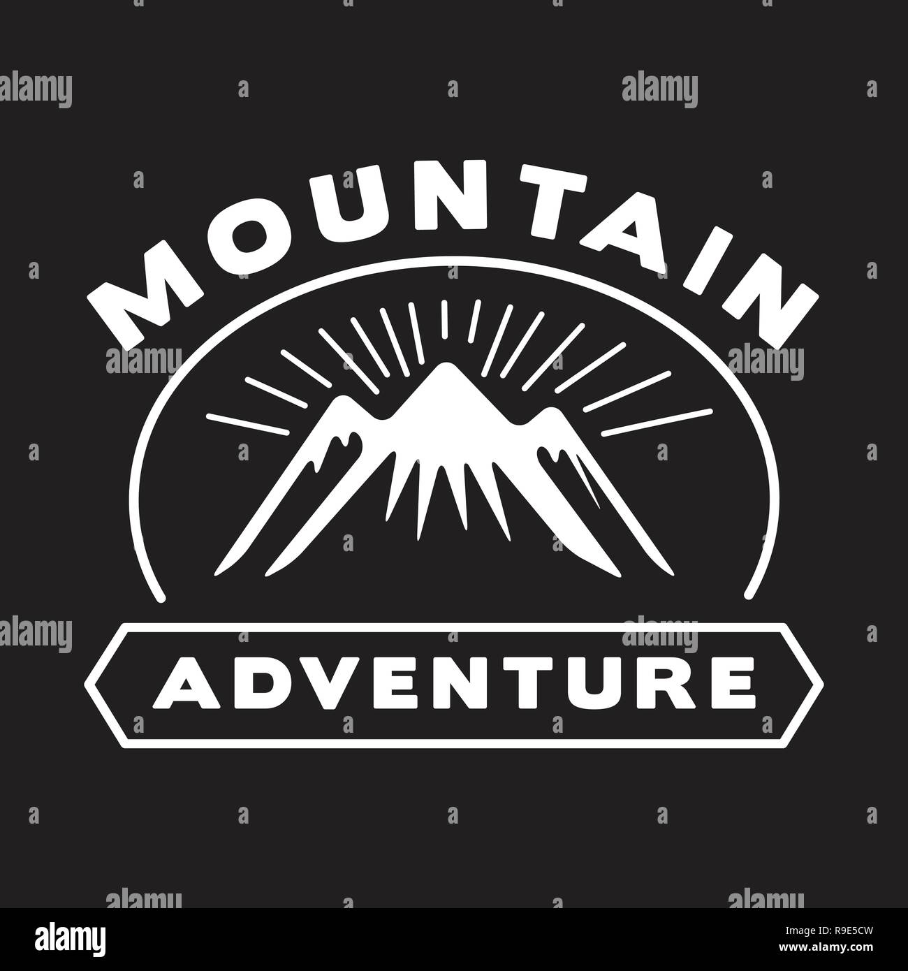 Adventure Logo and Badge, good for print. best for your branding Stock ...