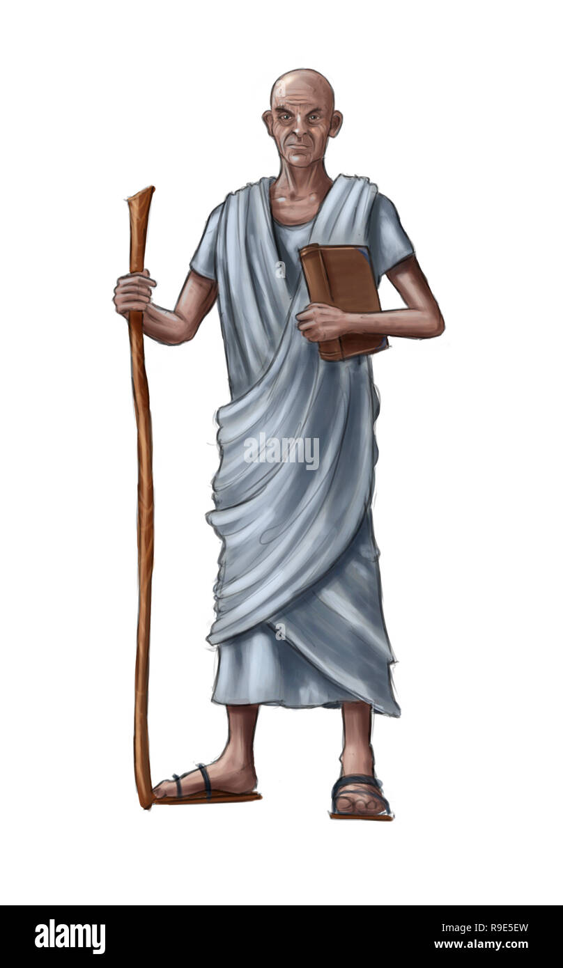 Ancient Wise Man Clip Art