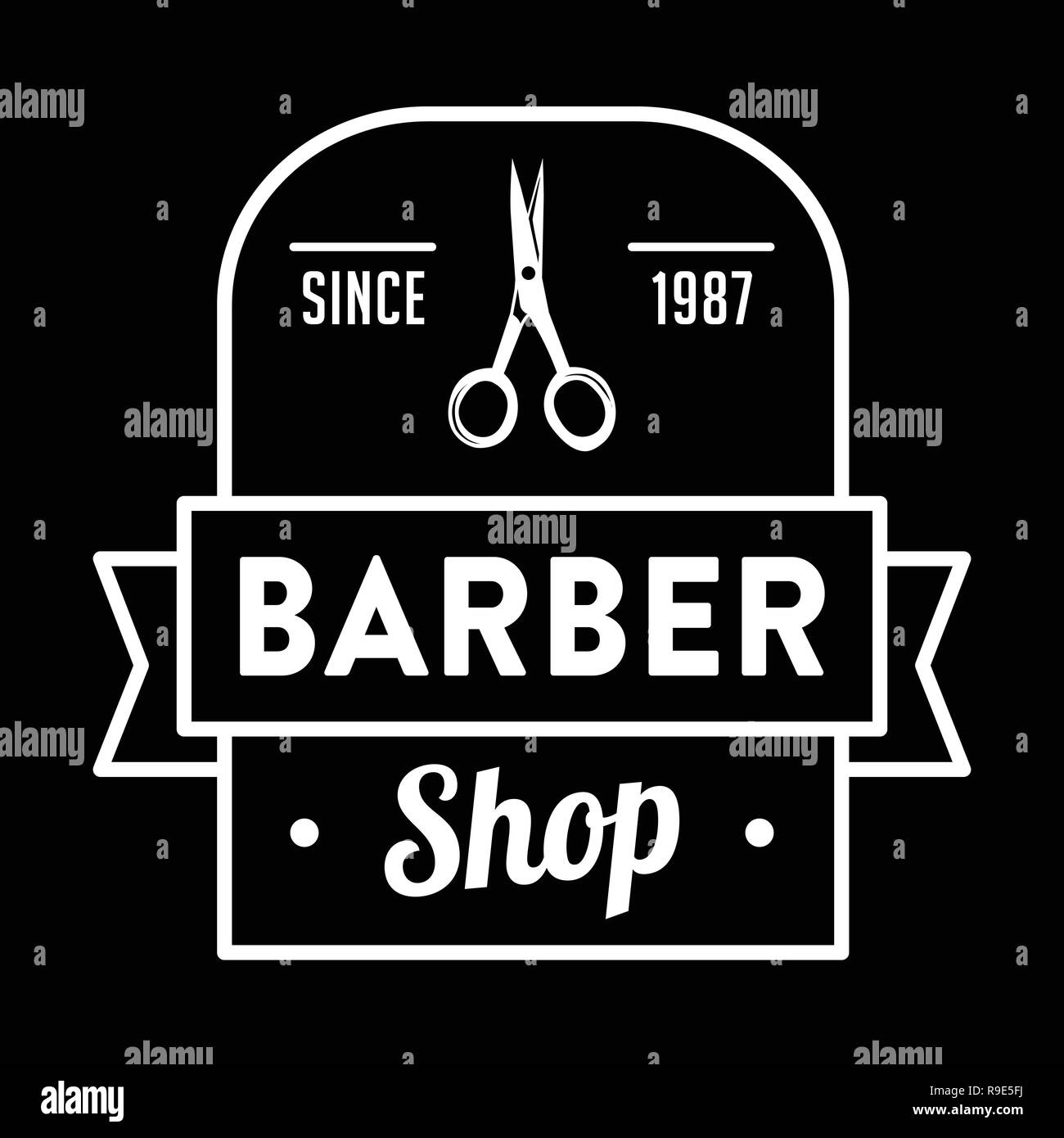 Barber Badge and Logo, good for your shop. good vector Stock Vector ...