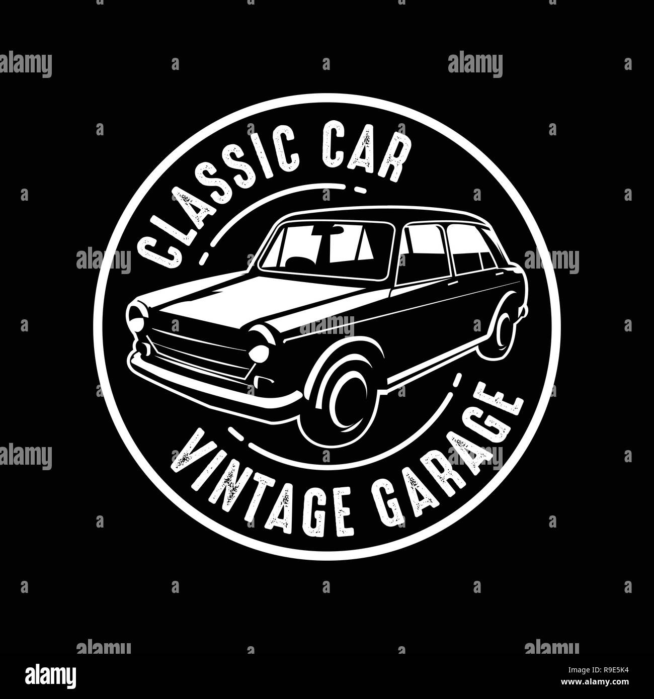 Car Badge and Logo, good for print. best vector Stock Vector Image ...