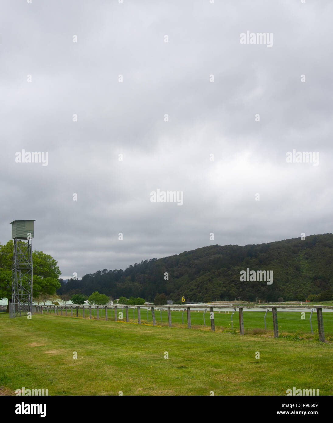 Trentham Racecourse Landscape Stock Photo - Alamy