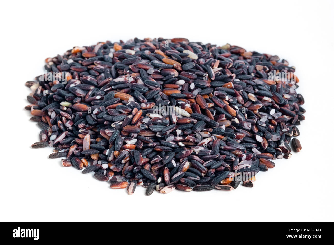 Black glutinous rice Stock Photo - Alamy