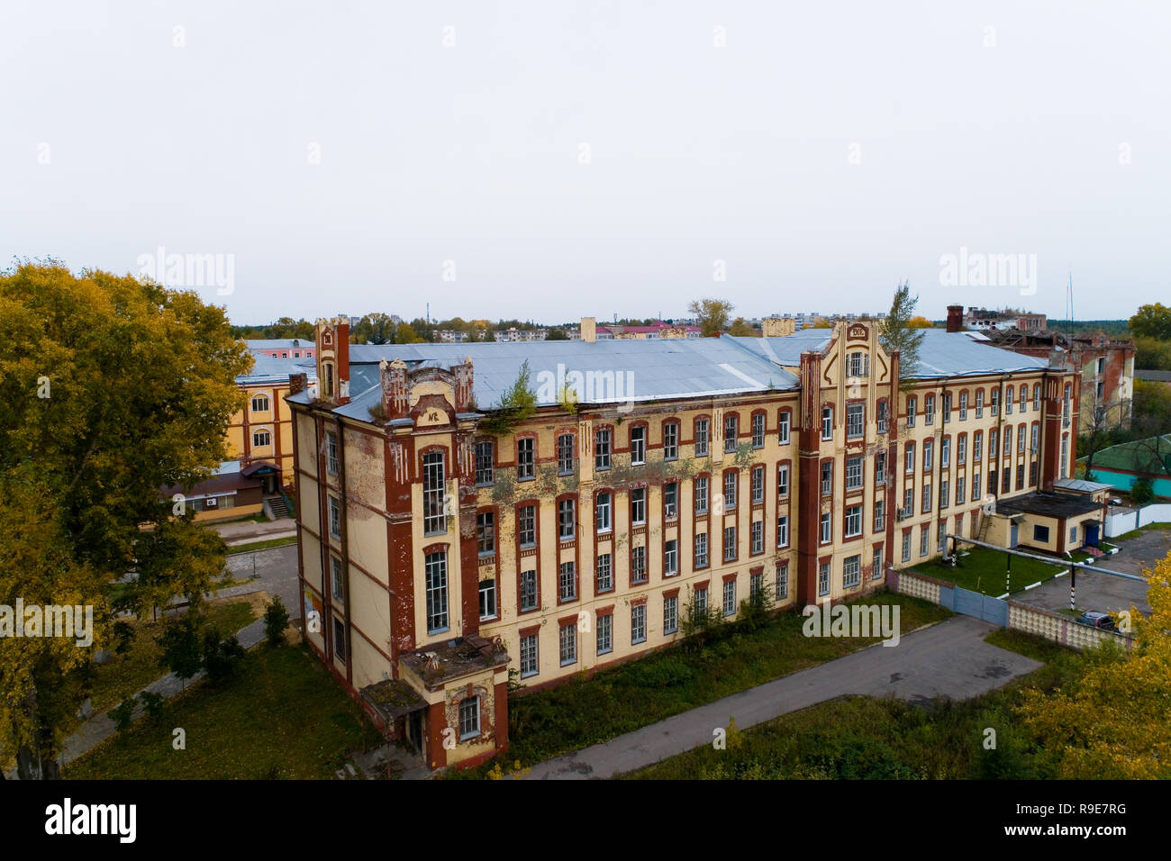 Old factory aerial view hi-res stock photography and images - Alamy