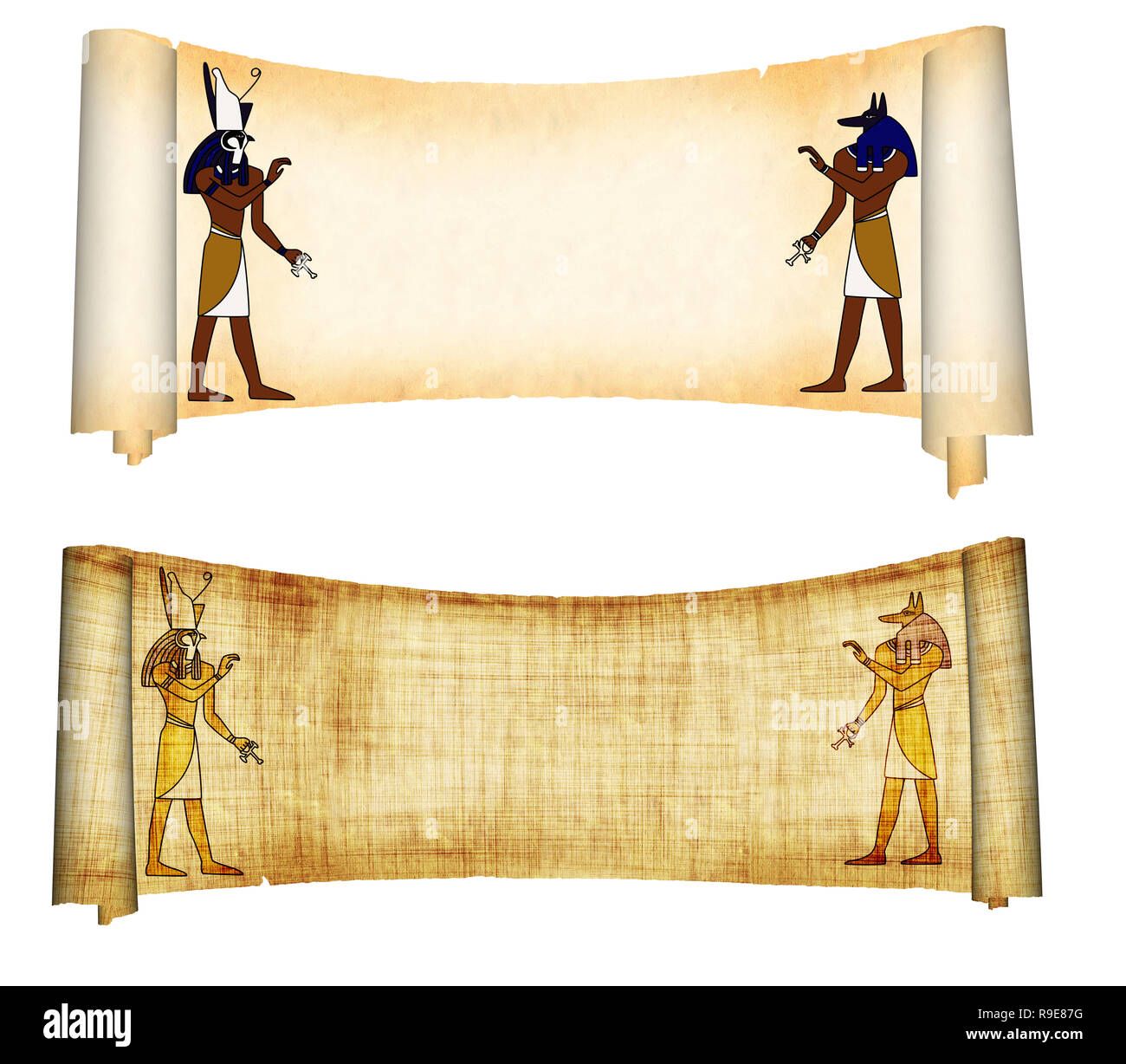 Ancient egyptian papyrus scrolls hi-res stock photography and images ...
