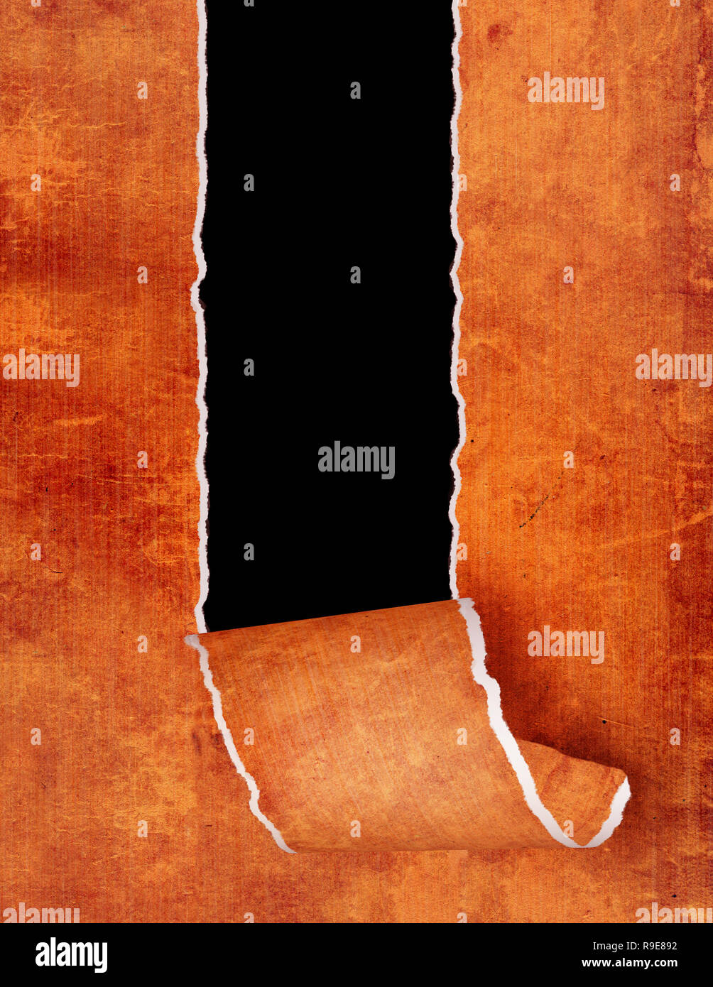 Grunge background - hole with the damaged edges Stock Photo - Alamy