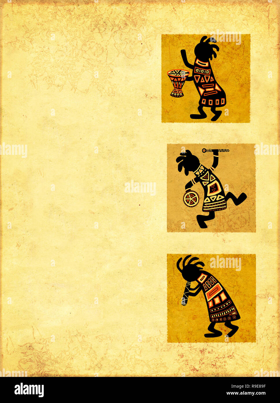 African musicians painting hi-res stock photography and images - Alamy