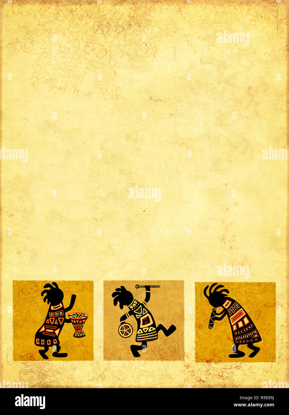 African musicians painting hi-res stock photography and images - Alamy