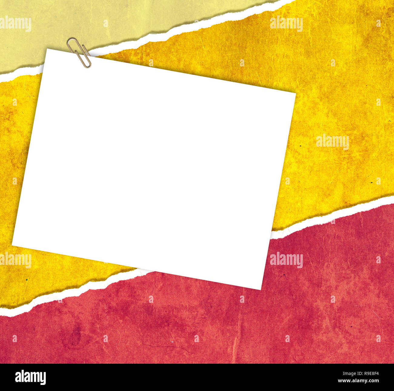 Decorative collage - square colored background Stock Photo - Alamy