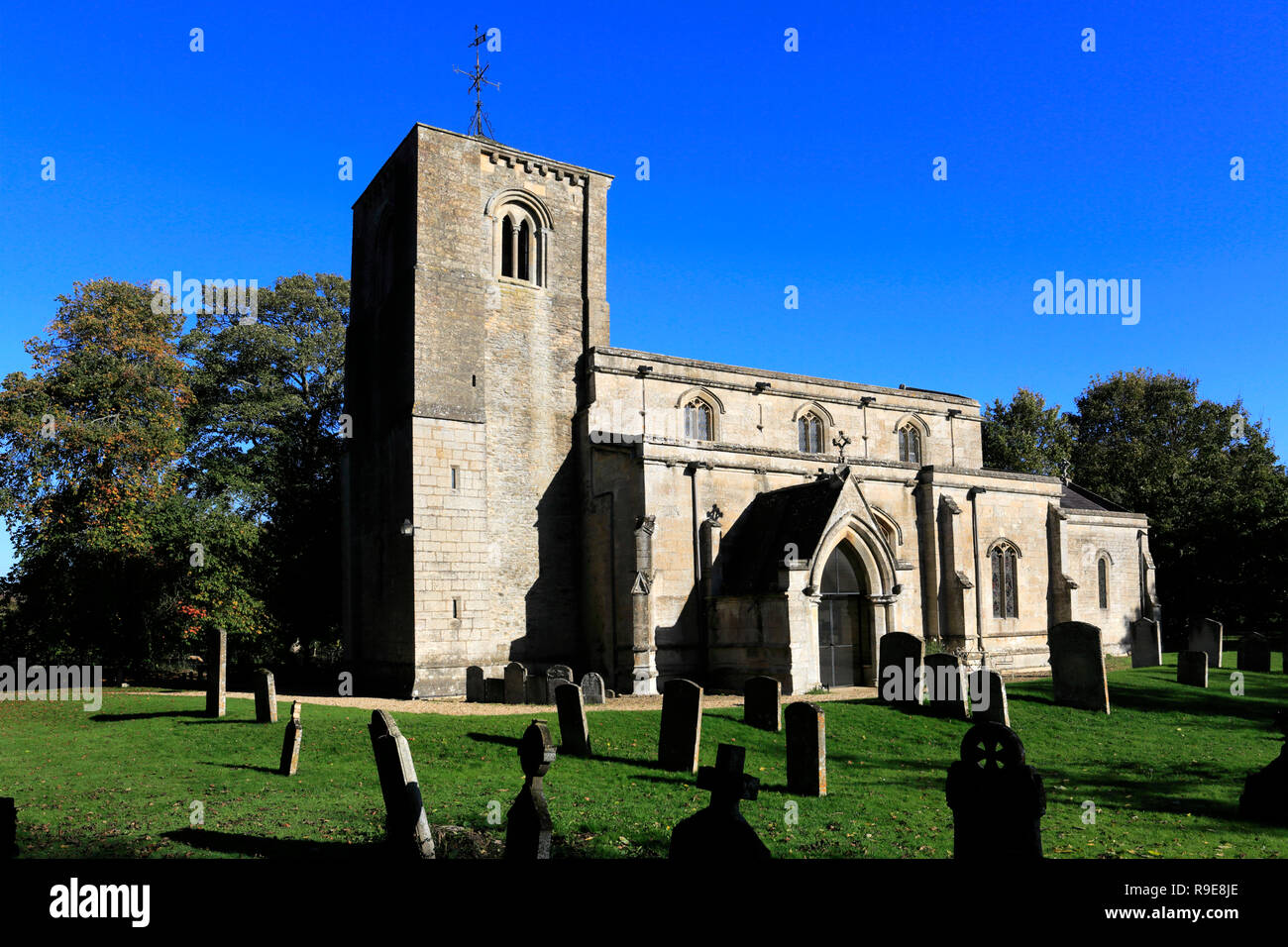 St Stephens parish church, Careby village, Lincolnshire, England Stock ...