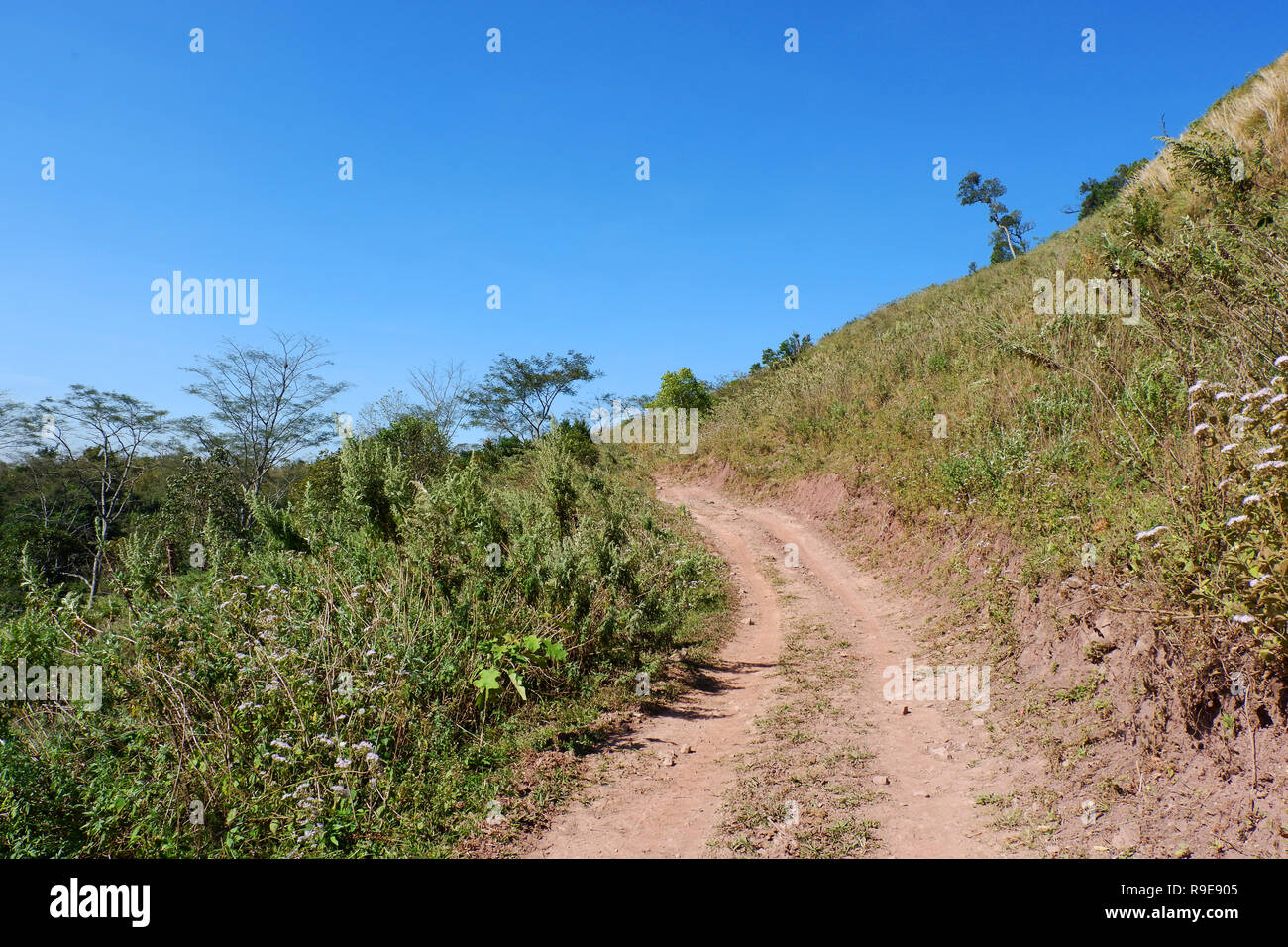 Gravel track through desert landscape hi-res stock photography and ...
