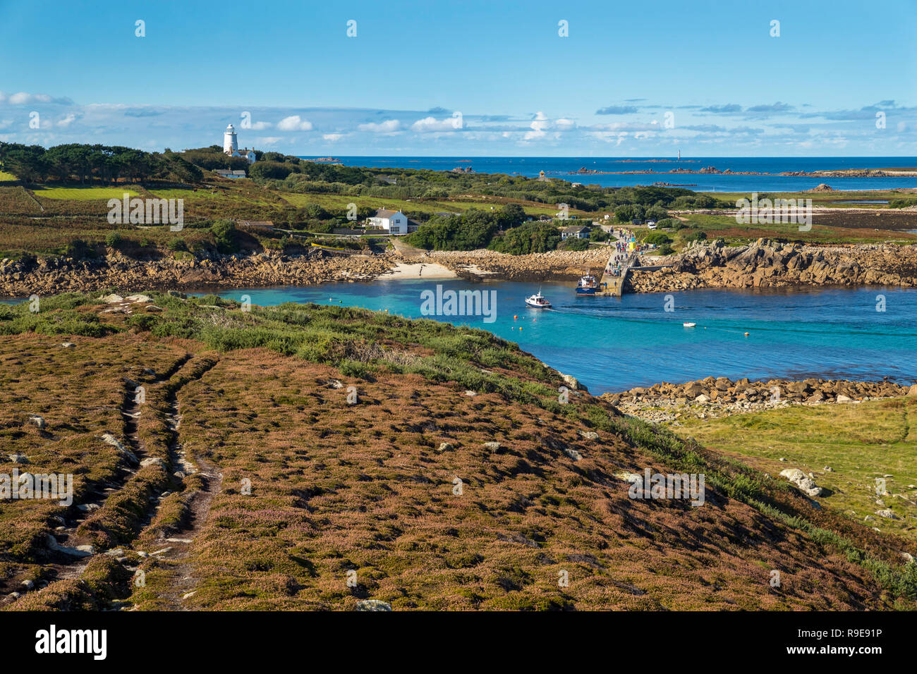 Gugh and St Agnes; Isles of Scilly; UK Stock Photo - Alamy