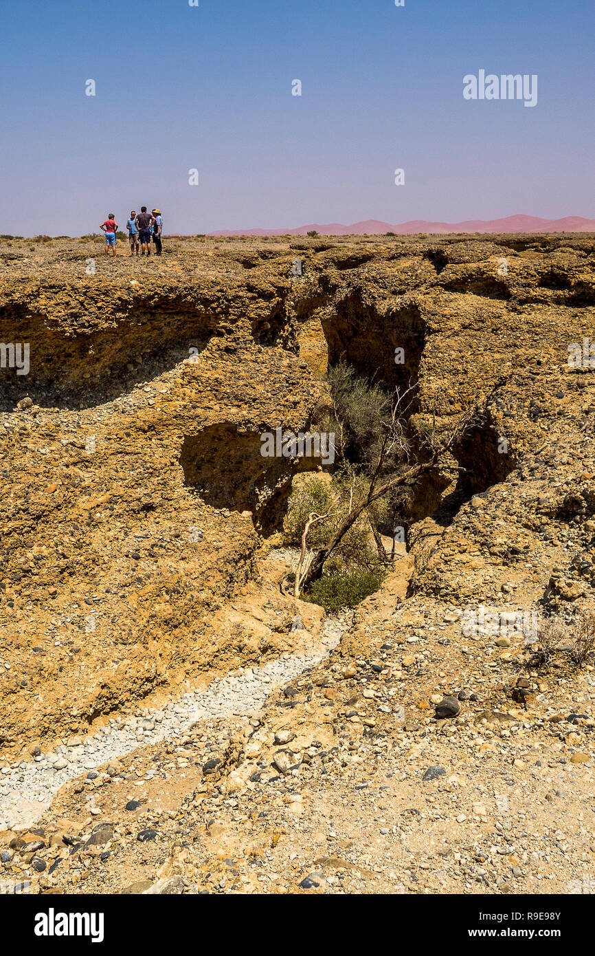 Namibia - Sesriem Canyon at the Tsauchab Rivers Stock Photo - Alamy