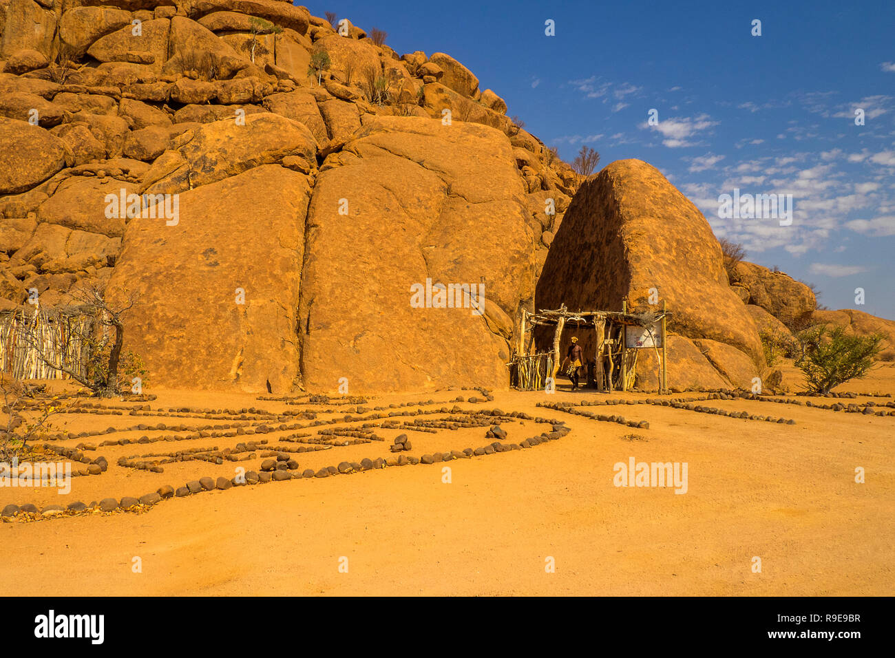 Namibia - Damara Living Museum Stock Photo - Alamy
