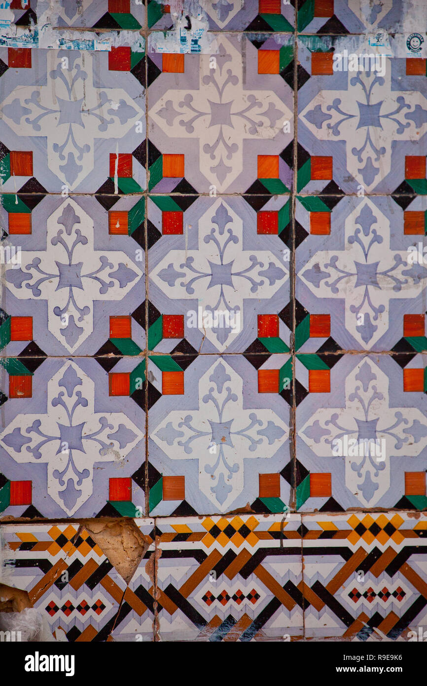 Colorful tiles of a house in Iquitos,Peru Stock Photo - Alamy