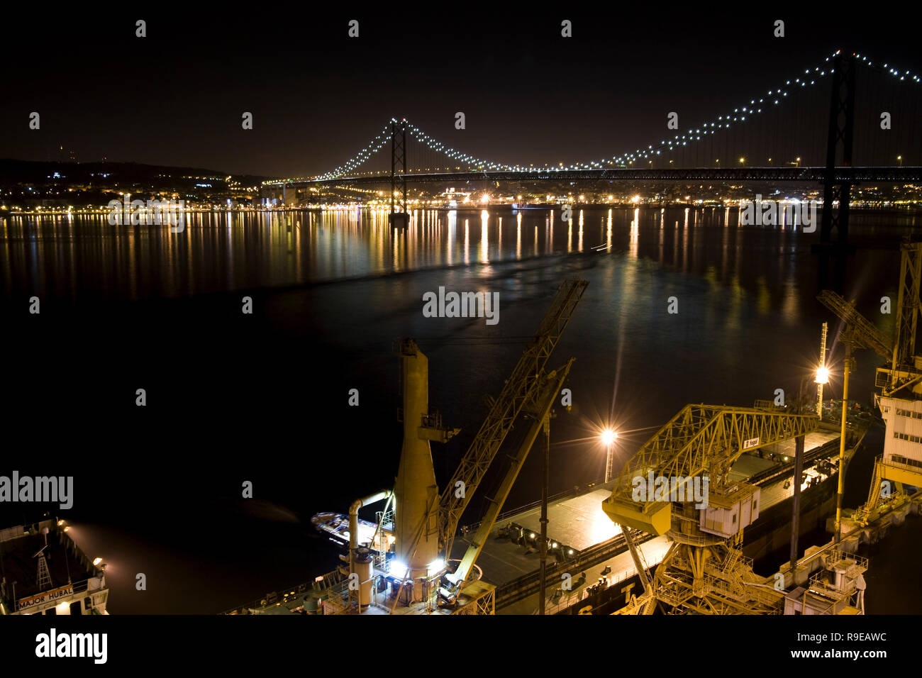 Dark bridges illuminated bridges hi-res stock photography and images ...