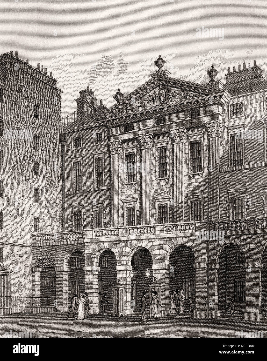 Royal Exchange, High Street, Edinburgh, Scotland, 19th century, Views ...